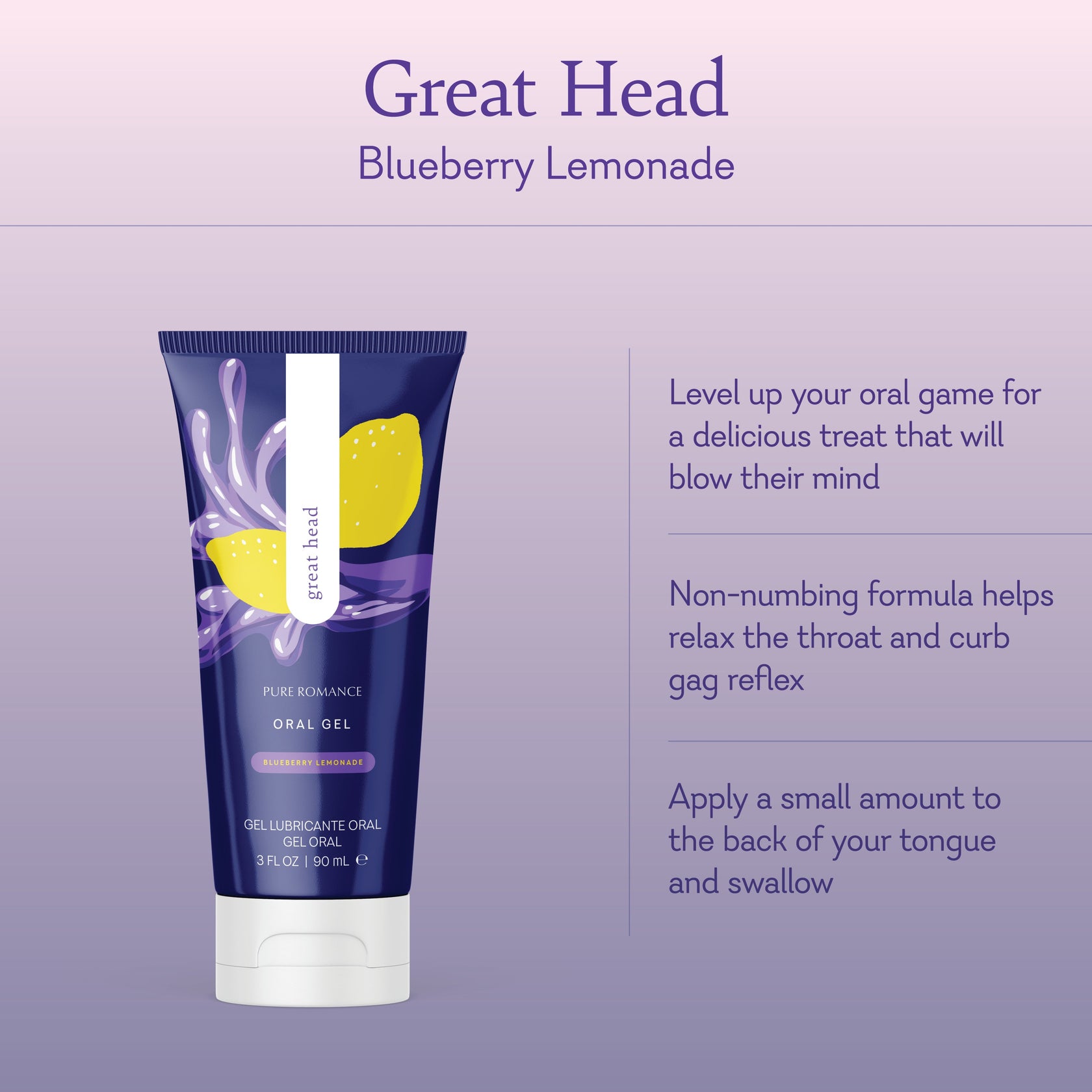 Great Head - Blueberry Lemonade – Pure Romance