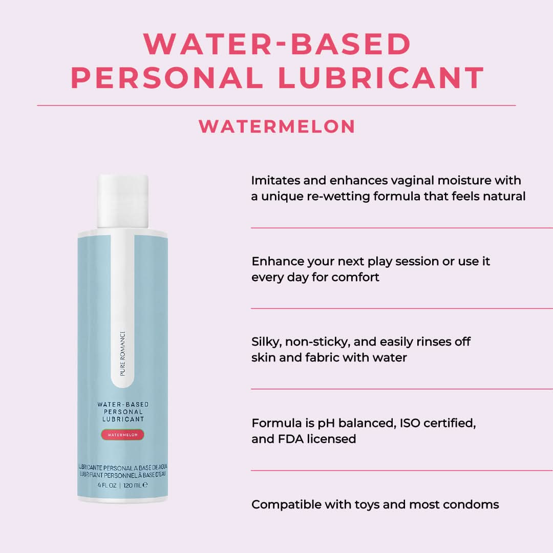 Water-Based Personal Lubricant - Watermelon – Pure Romance