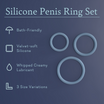 Silicone Penis Ring Set – Pure Romance
